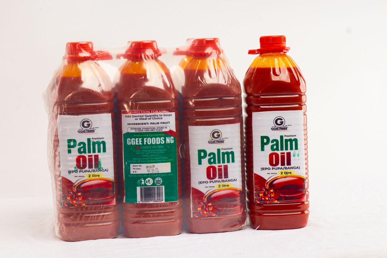 Palm Oil 2Litre - 6 Pieces in one Box - GGEEFOODS NG